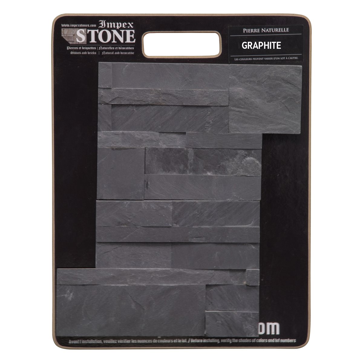 Charcoal natural stone panels | Stylish Fireplaces
