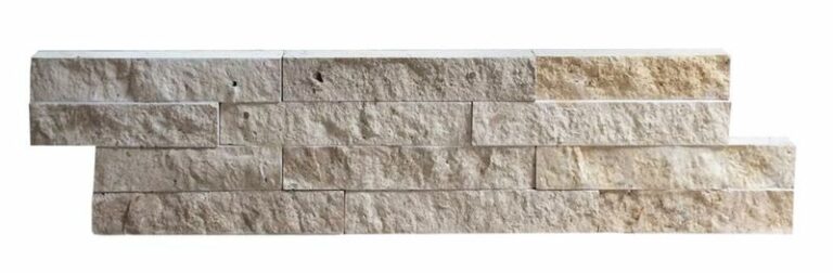 Erthcoverings Silver Fox Strips natural stone | Stylish Fireplaces