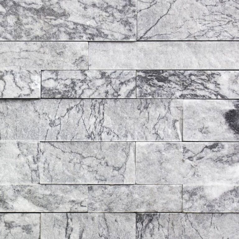 Erthcoverings Silver Fox 3D stone panels | Stylish Fireplaces