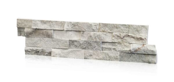 Erthcoverings Silver Fox Strips natural stone | Stylish Fireplaces