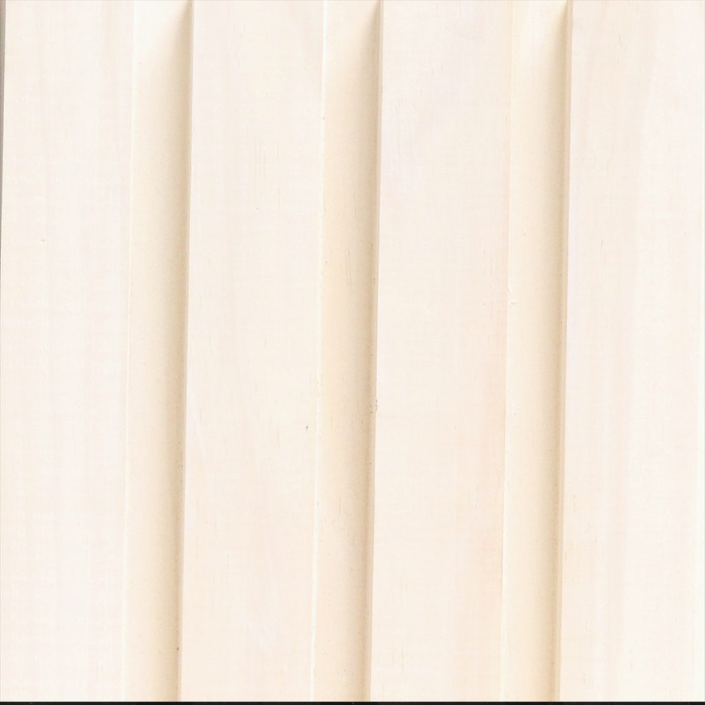 Latto wood slat planks - Double White | Stylish Fireplaces