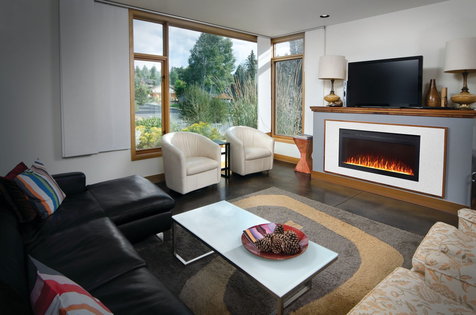 Linear In Wall Electric Fireplaces in Canada | Stylish Fireplaces