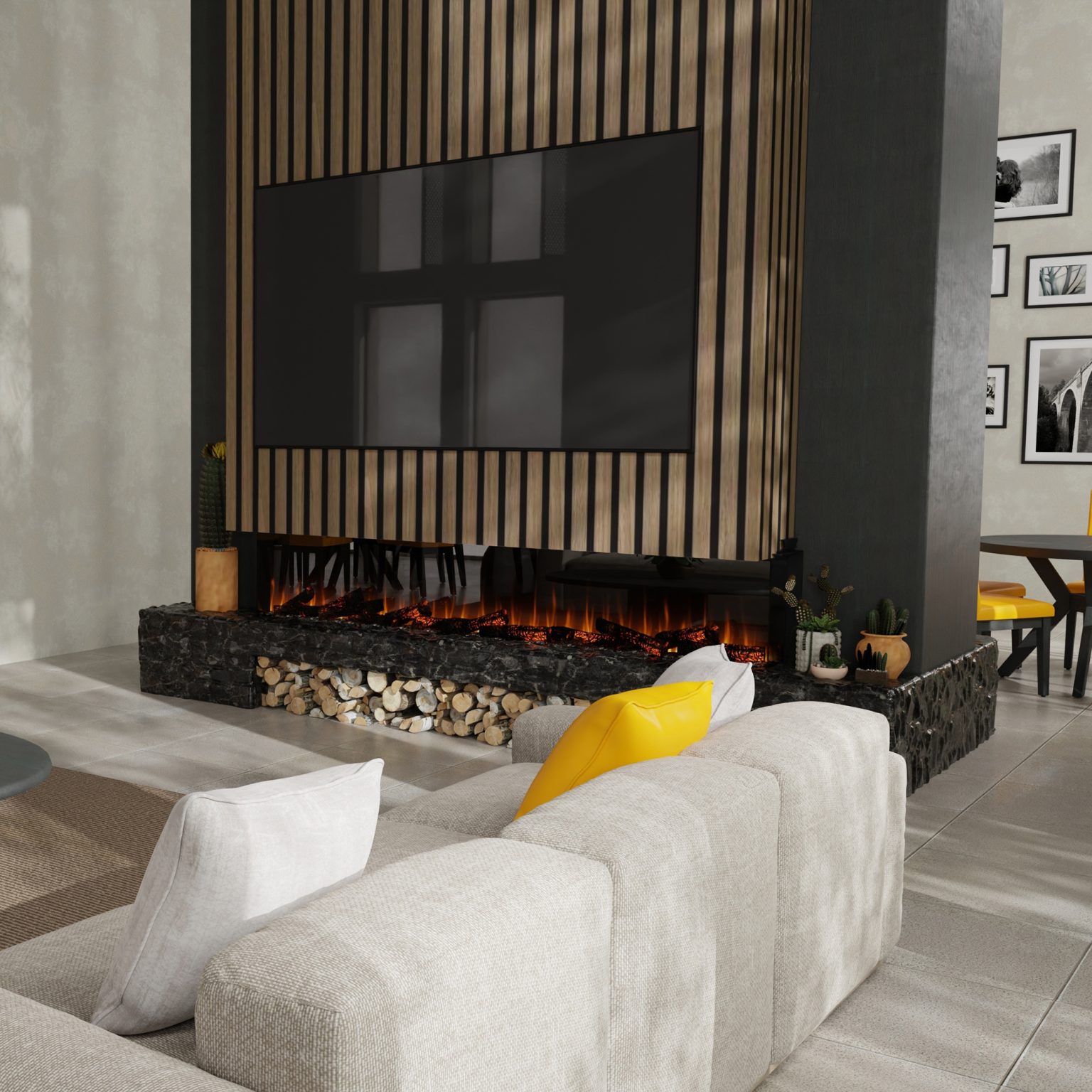 Dimplex ULT100 Ignite Ultra built-in electric fireplace