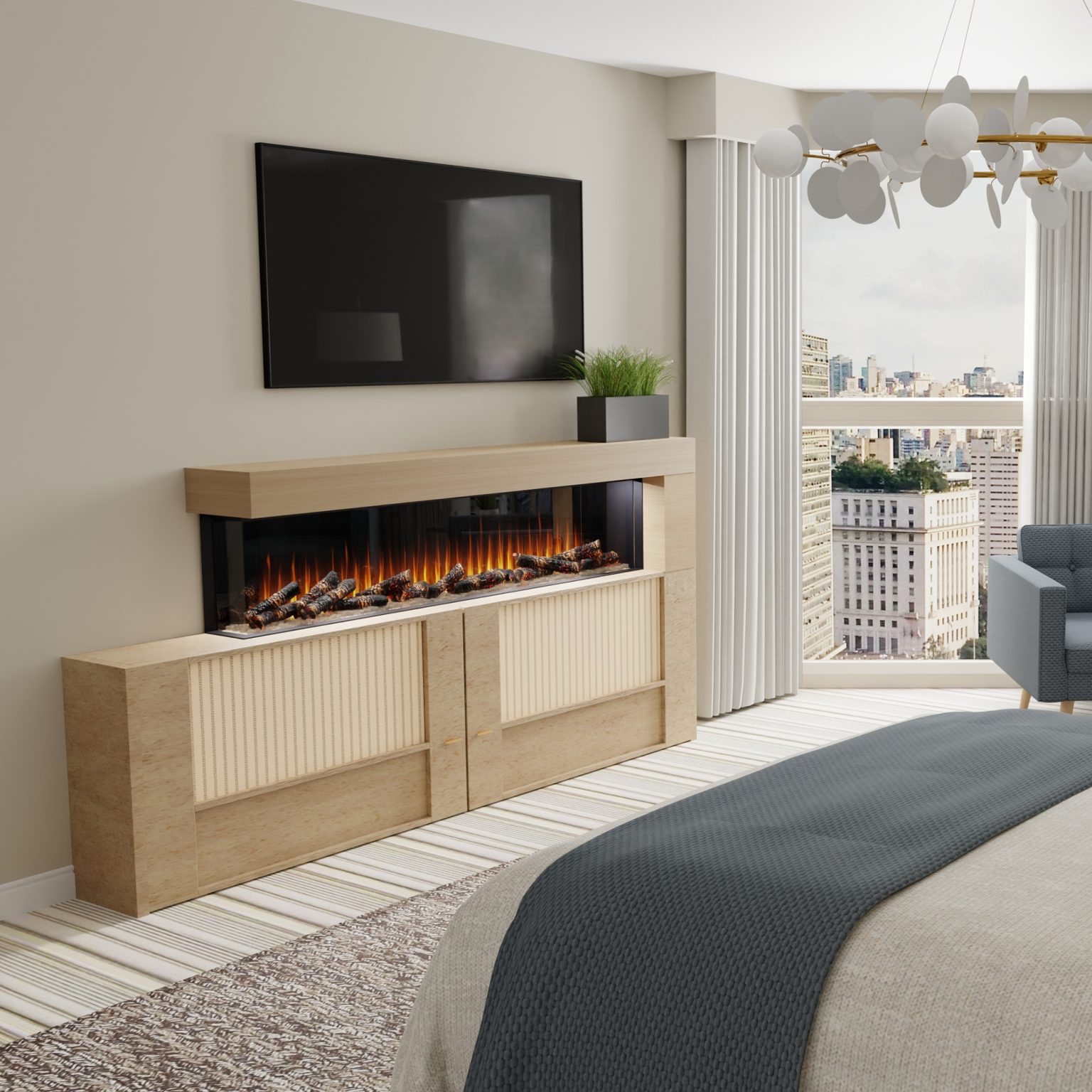 Dimplex ULT100 Ignite Ultra built-in electric fireplace