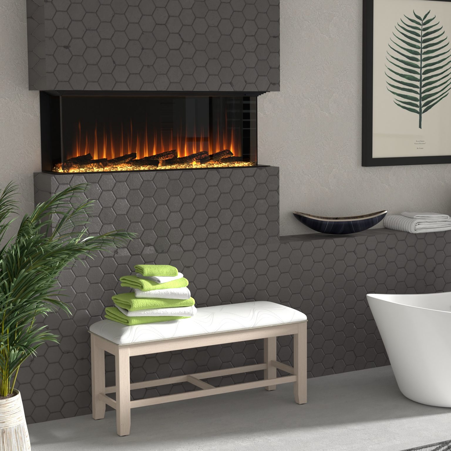 Dimplex Ignite XLF50 50" Linear Electric Fireplace