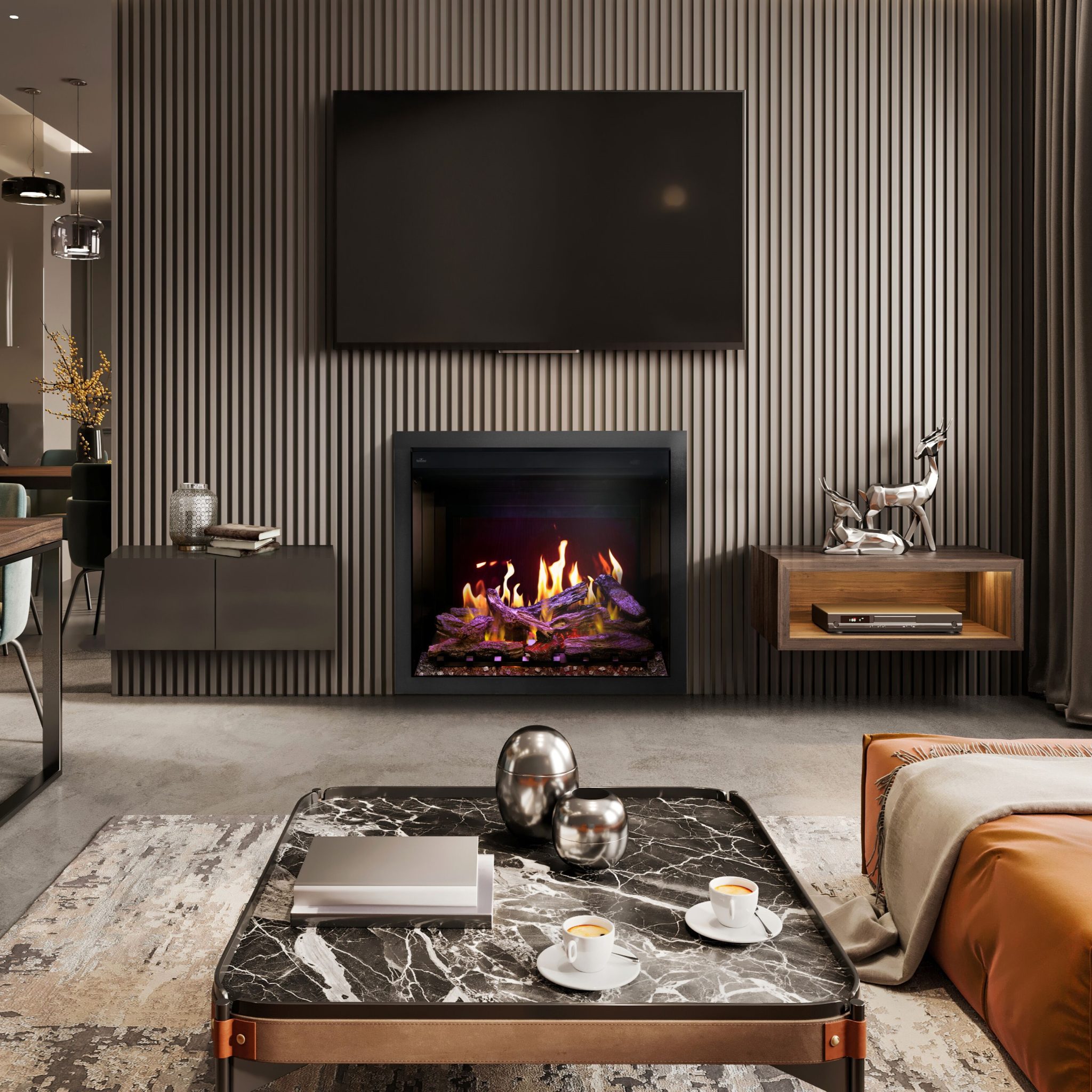 The Most Life-Like Electric Fireplaces | Stylish Fireplaces
